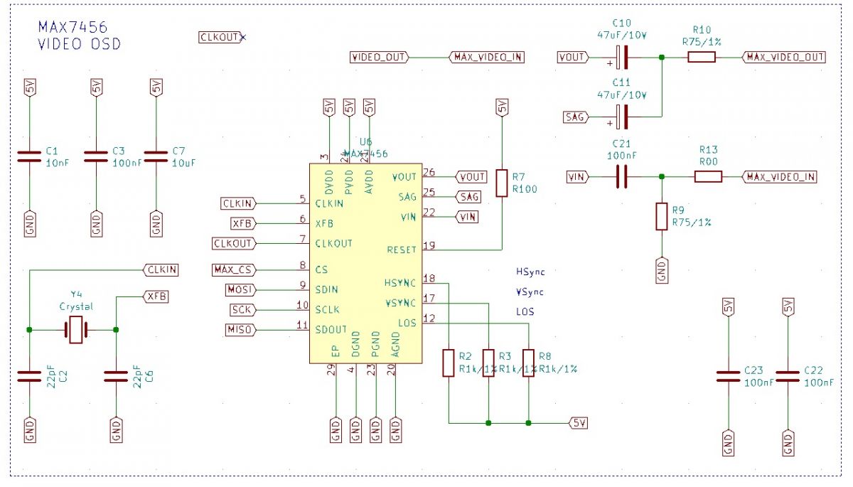 Arduino z Atmega 328p i OSD MAX7456: napisy na ekranie z kamerą NTSC - pomoc w rozwiązaniu