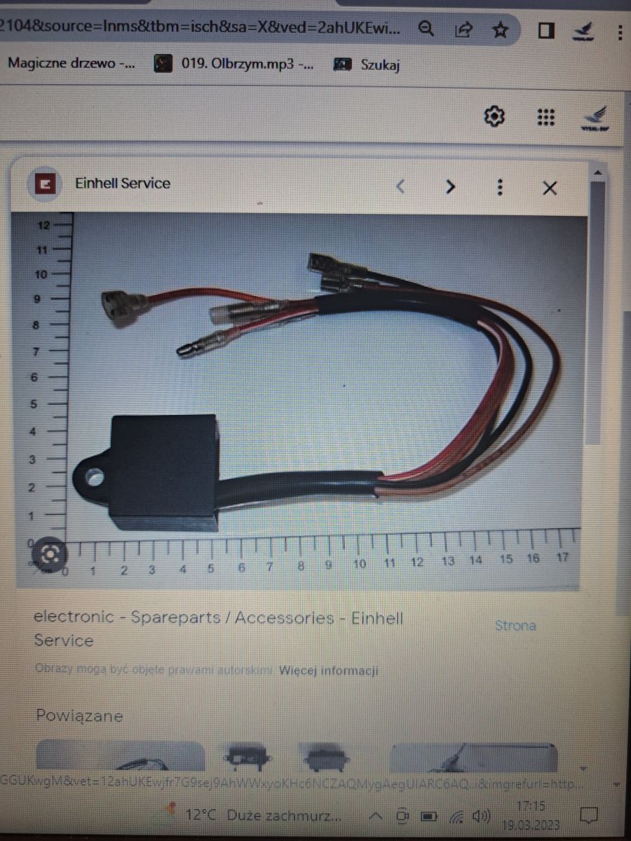 Einhell STE 800/1 - problem z mocą, padnięty regulator napięcia 1e45.zy ...