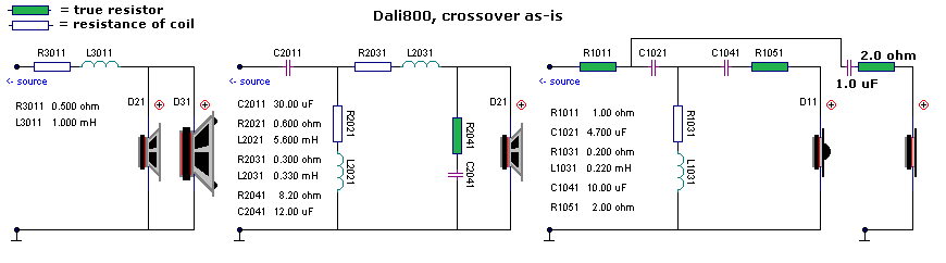 Podłączenie głośników wysokotonowych w Dali 810 - elektroda.pl