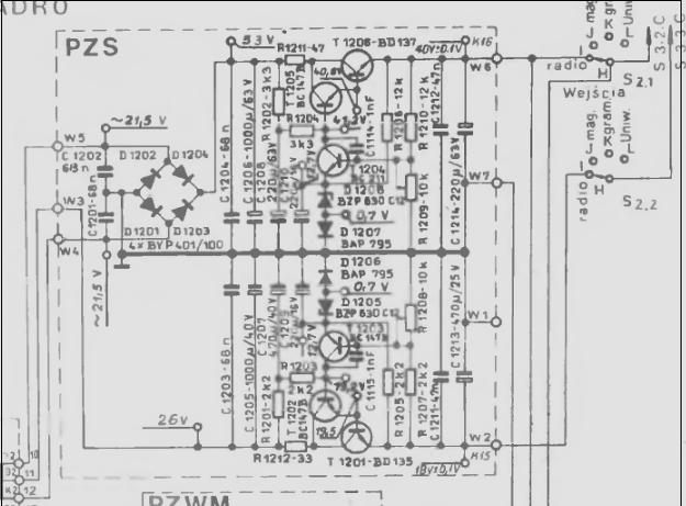 Modyfikacje Radmor 5100: ekranowanie, mostek, tranzystory, okablowanie ...