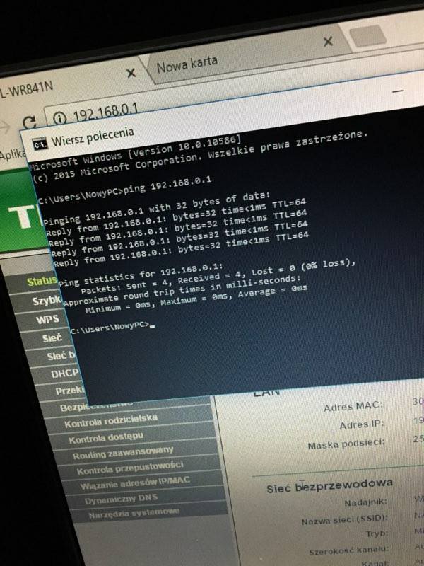 Brak internetu po ponownym podłączeniu przewodów - elektroda.pl