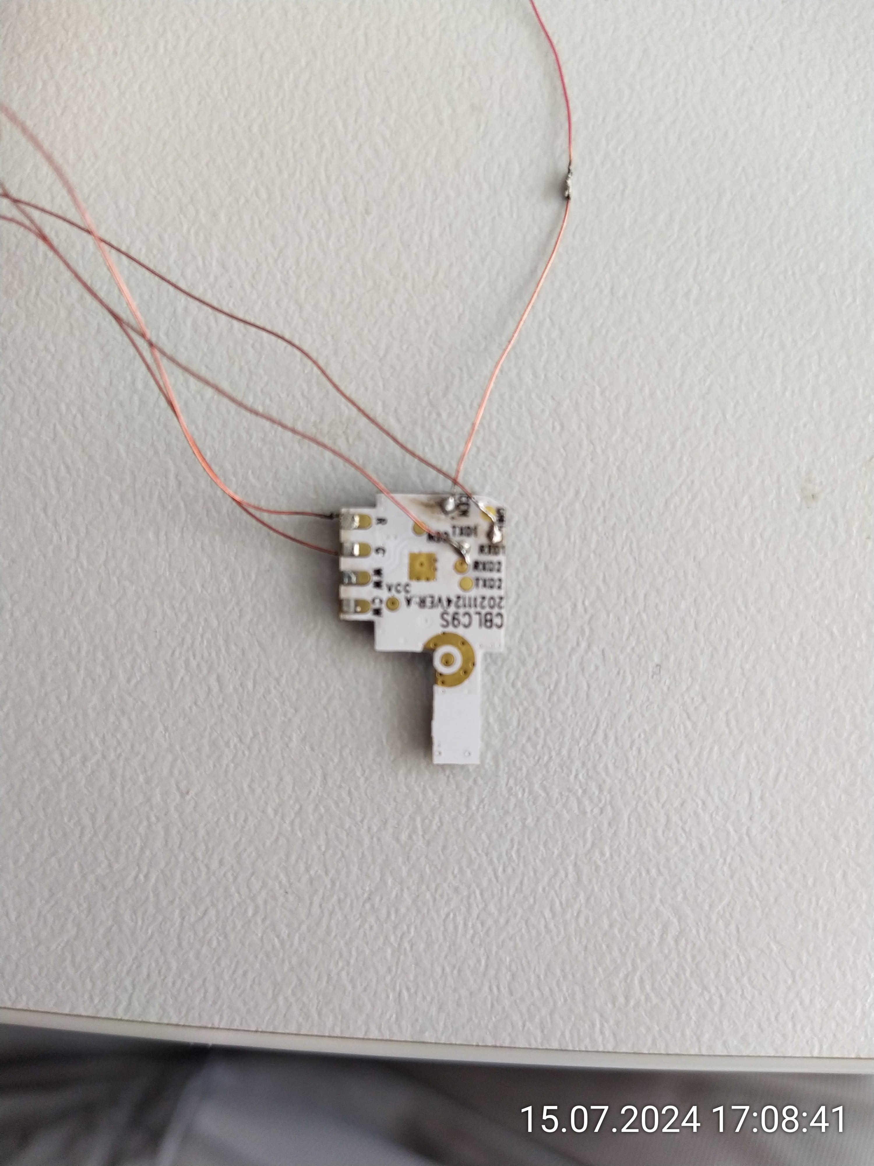 [CBLC9 / BK7231N] QS-WIFI-ECC02 - Mini Wi-Fi Curtain Module - Flashing