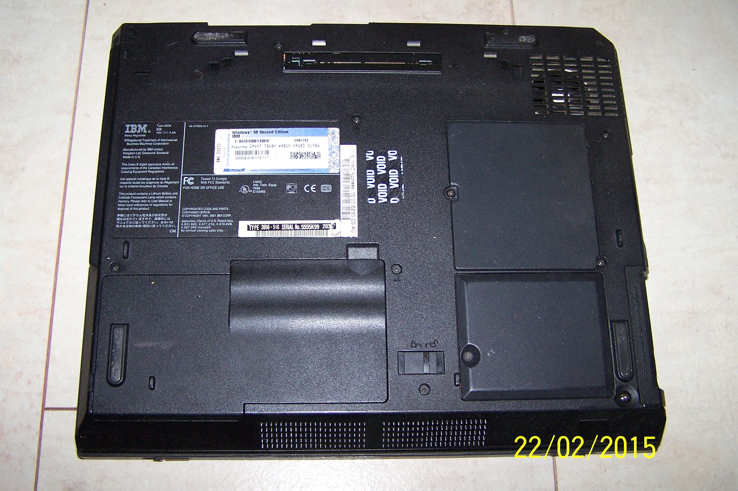 [Sprzedam] IBM ThinkPad R30 bez matrycy - elektroda.pl