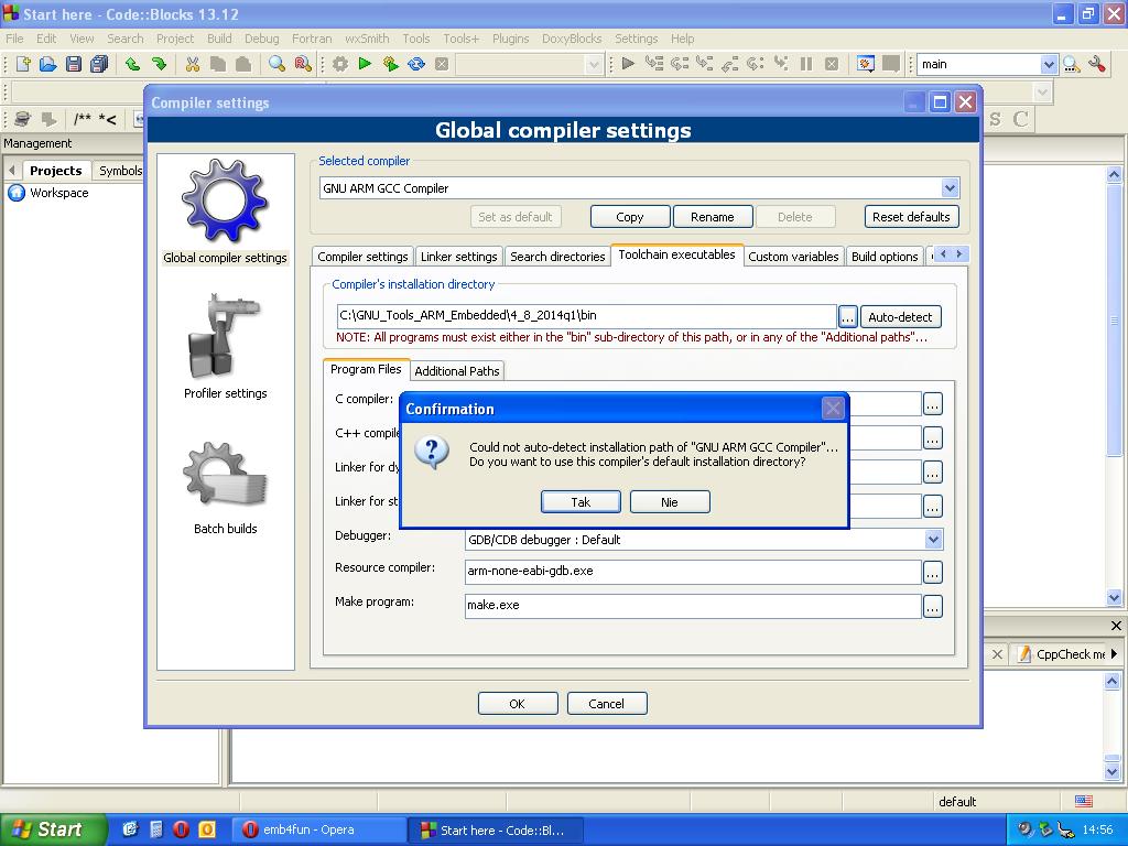 arm code blocks - Jak programować arm na code blocks