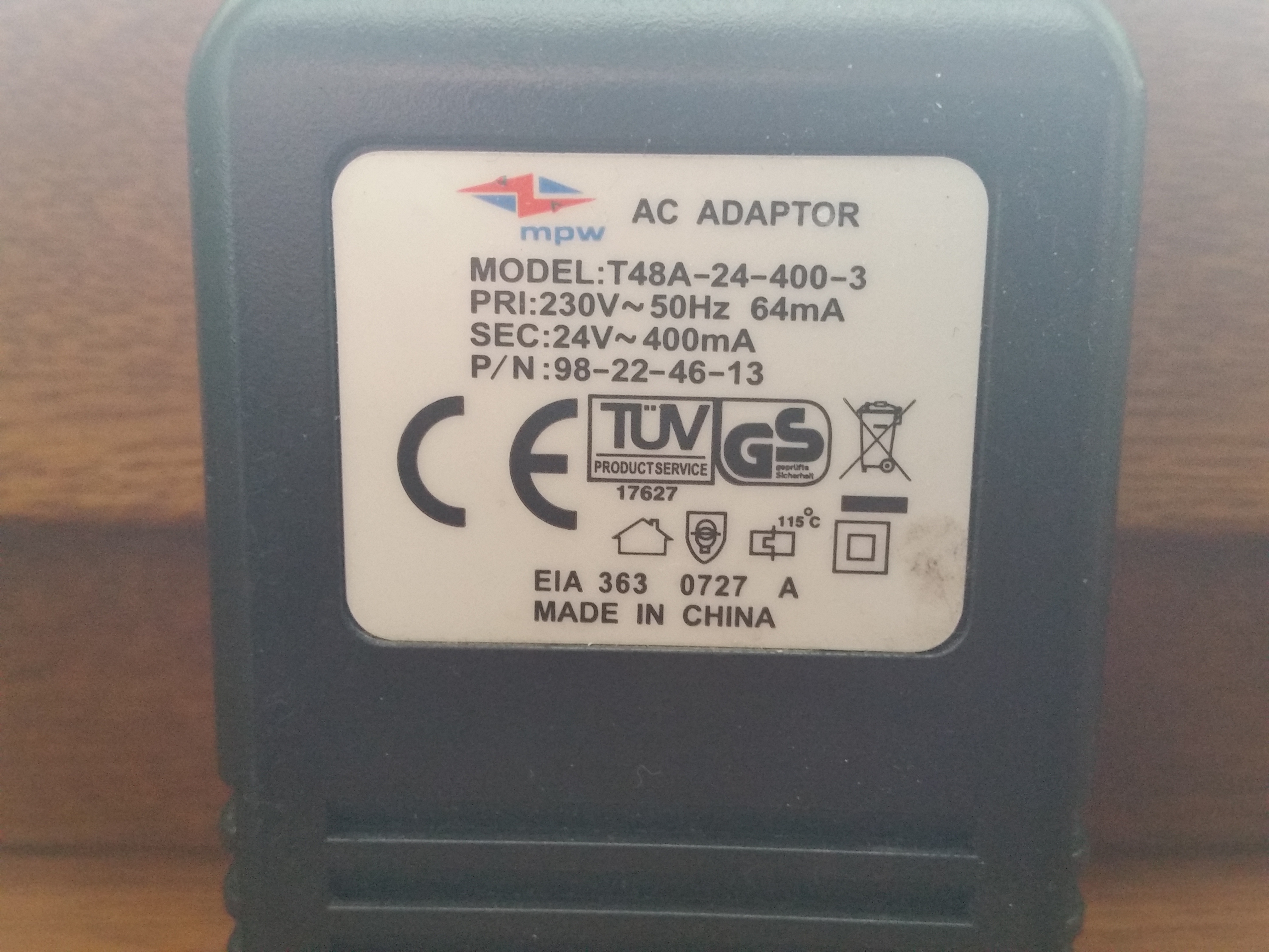 [Kupię] poszukuje zasilacza/adaptera Model T48A-24-400-3