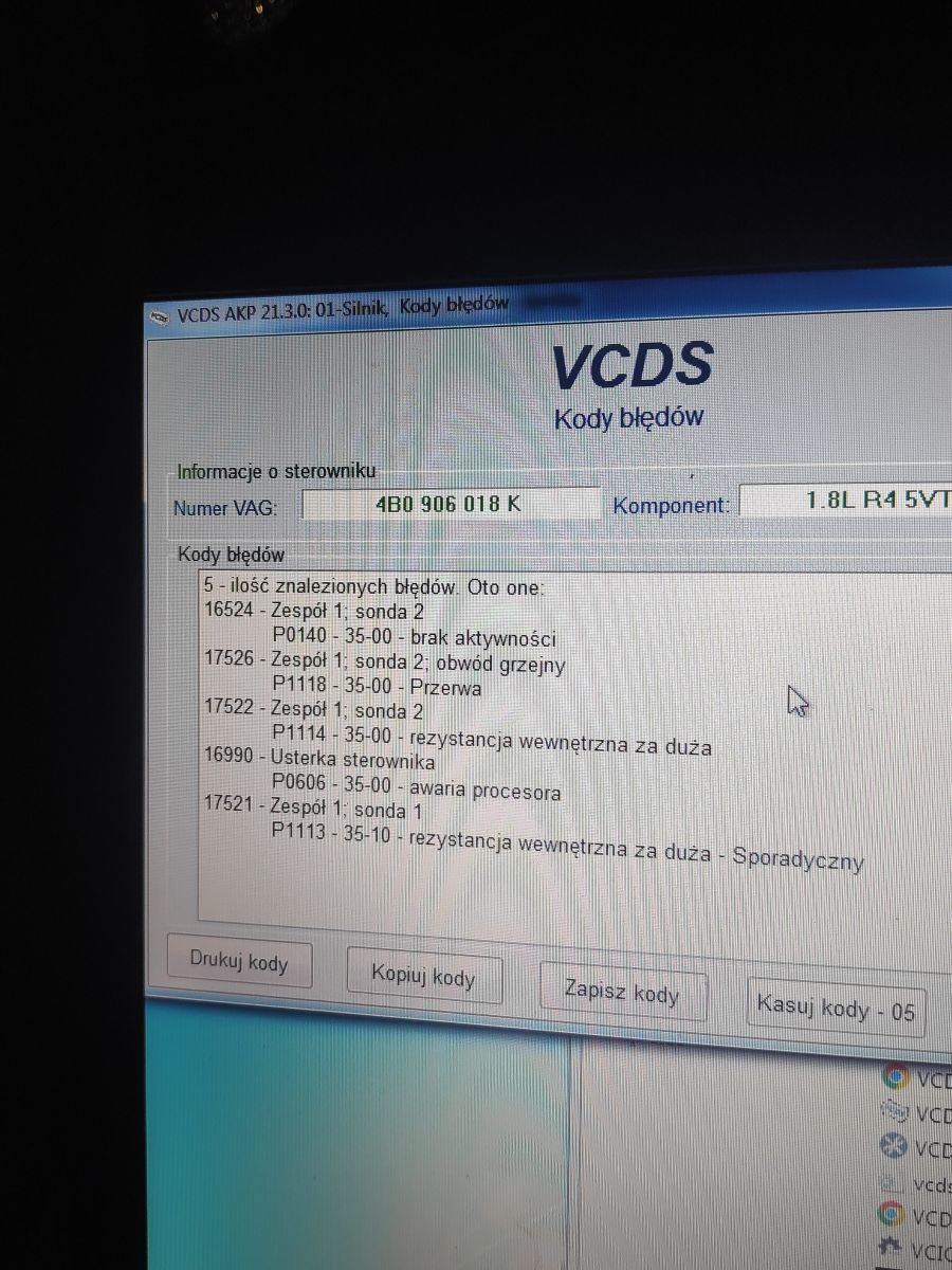 Analiza logów w Audi A4 B5 1.8T - Czy wszystko jest w porządku?