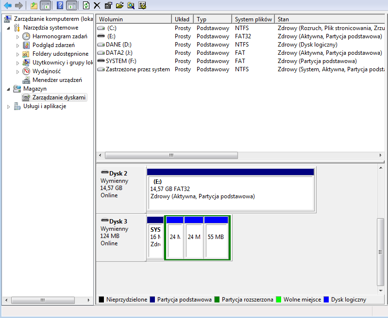 [Rozwiązano] Jak edytować plik na niewidocznej partycji DATA1 karty CF ...