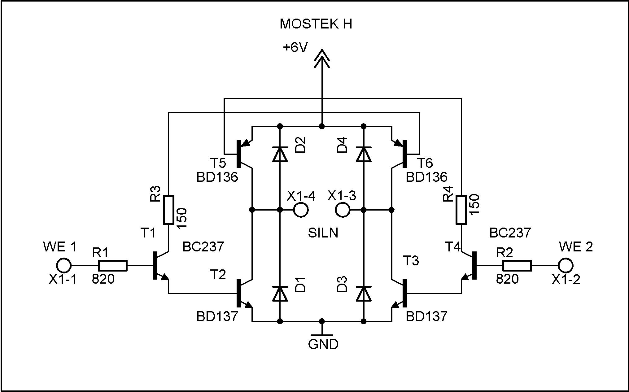 Czy mostek H z Schematu 1 będzie działał poprawnie?