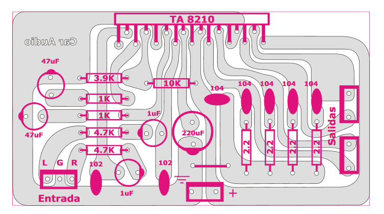 [Rozwiązano] Schemat wzmacniacza na TA8210AH - czy jest poprawny ...