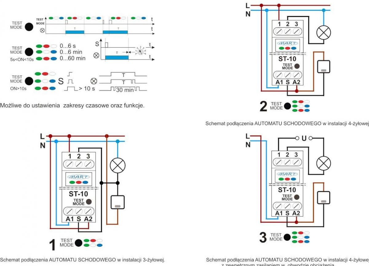 Podłączenie automatu zmierzchowego z automatem schodowym: schemat ...