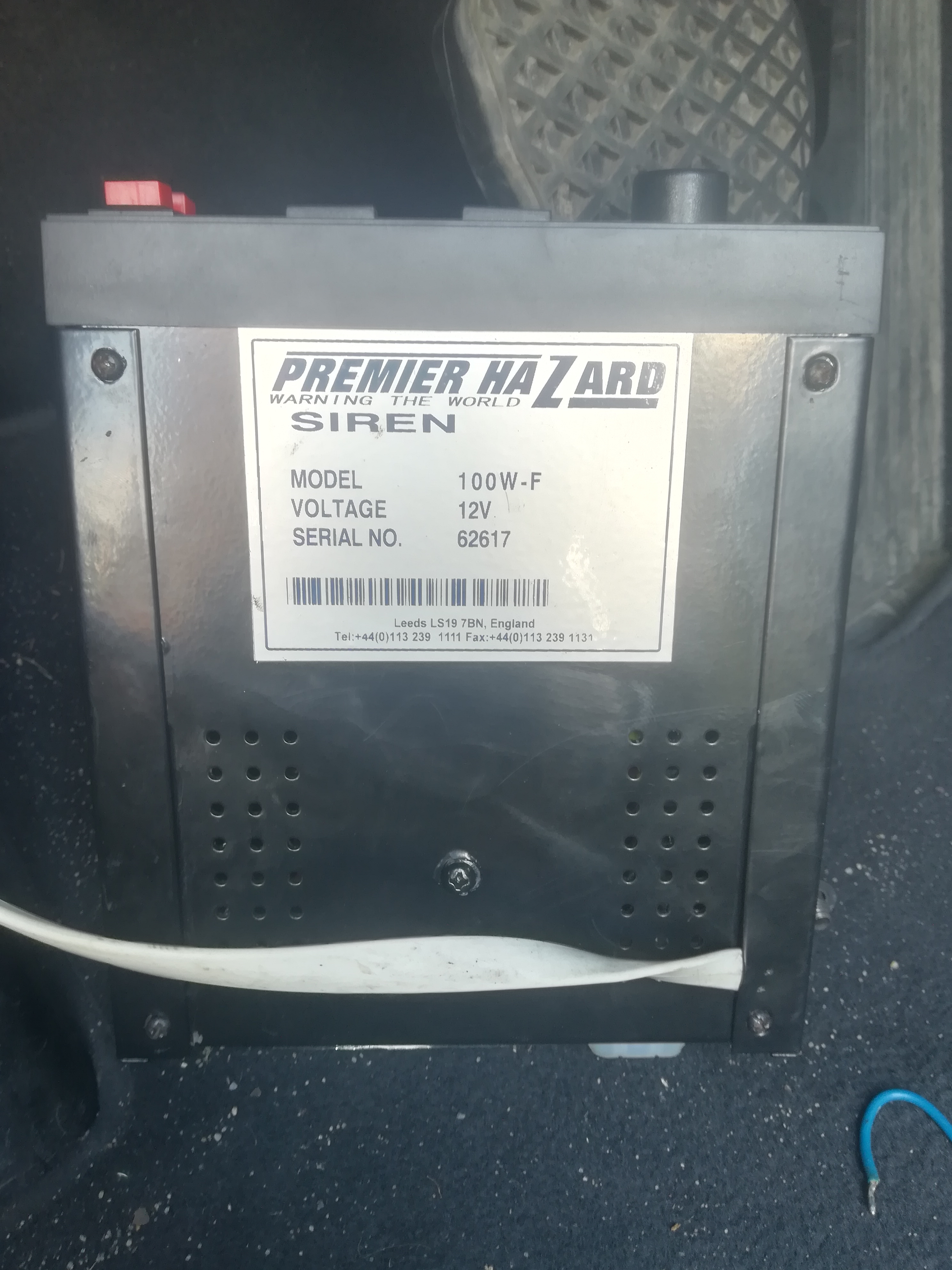 Brak mocy w modulatorze Premier Hazard 100w-f po podłączeniu syreny 100W