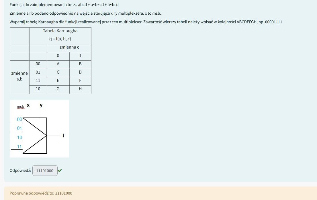 Zrozumienie wyniku zadania z A=0 i B=0 - skąd błąd na początku? Tabela ...