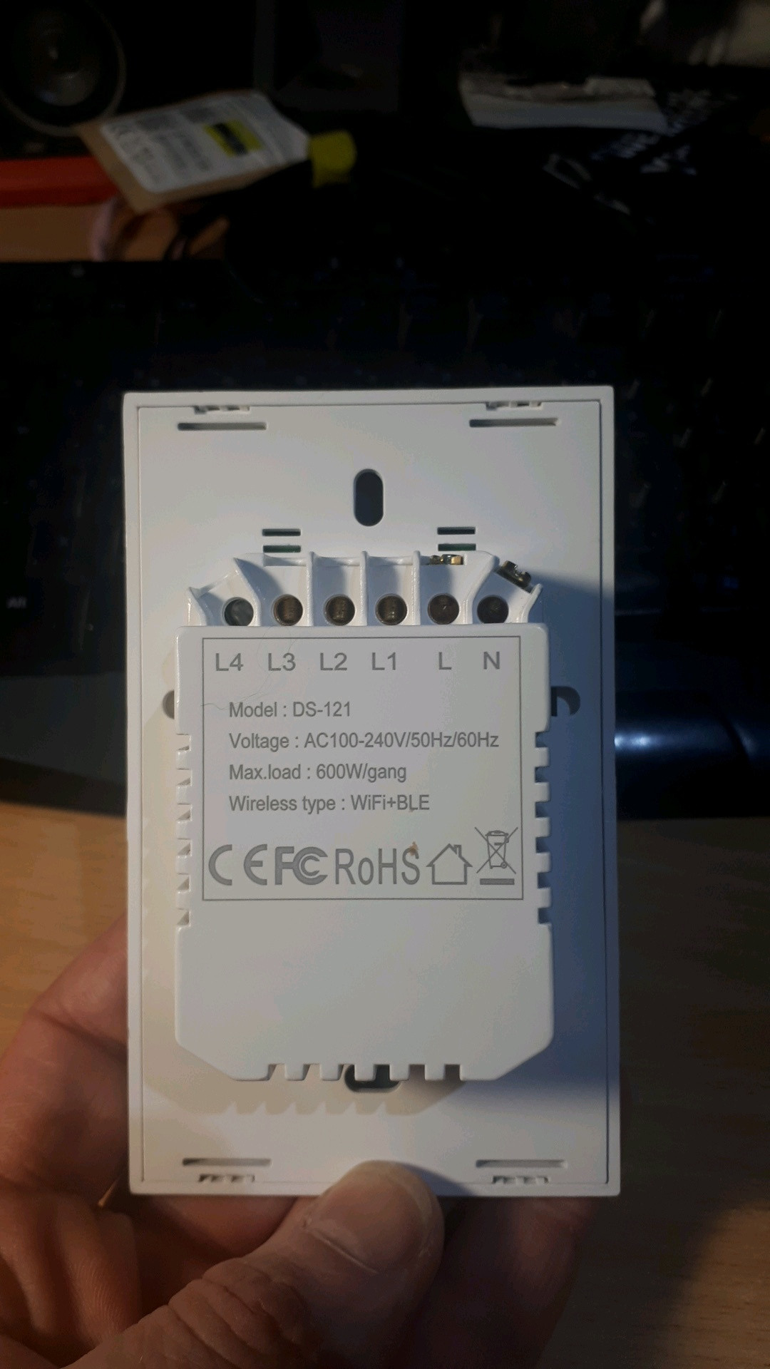 [CB3S/BK7231N] Aubess WiFi US Smart Switch 3 Gang Light Switch Need ...