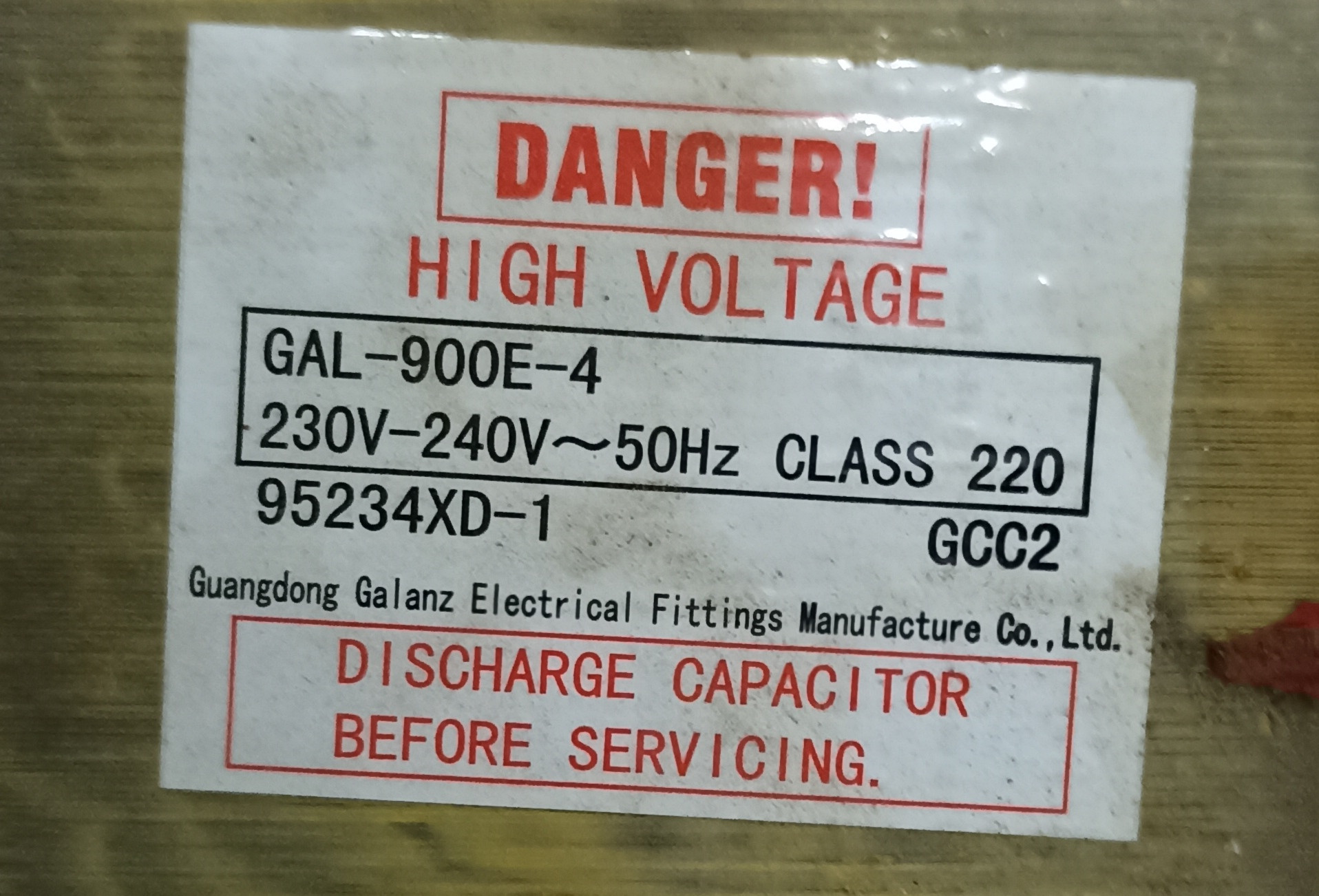 Stalgast 775002 uszkodzenie transformatora HV w kuchence - co może być ...