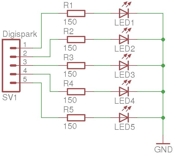Cotton LED star - moduł Digispark - elektroda.pl