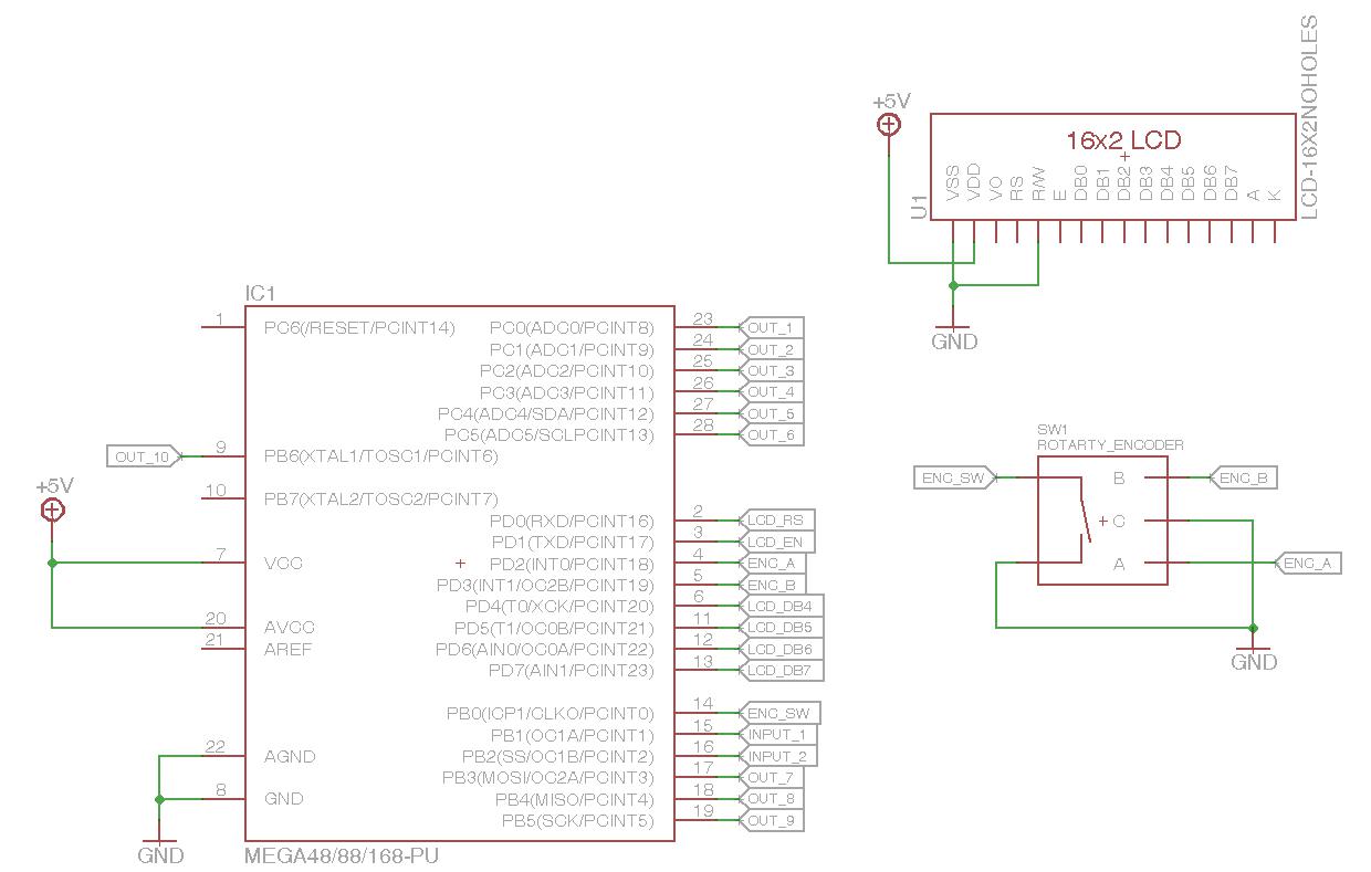 Kod do Arduino Uno - Sterowanie przekaźnikami i wyświetlacz LCD 2x16