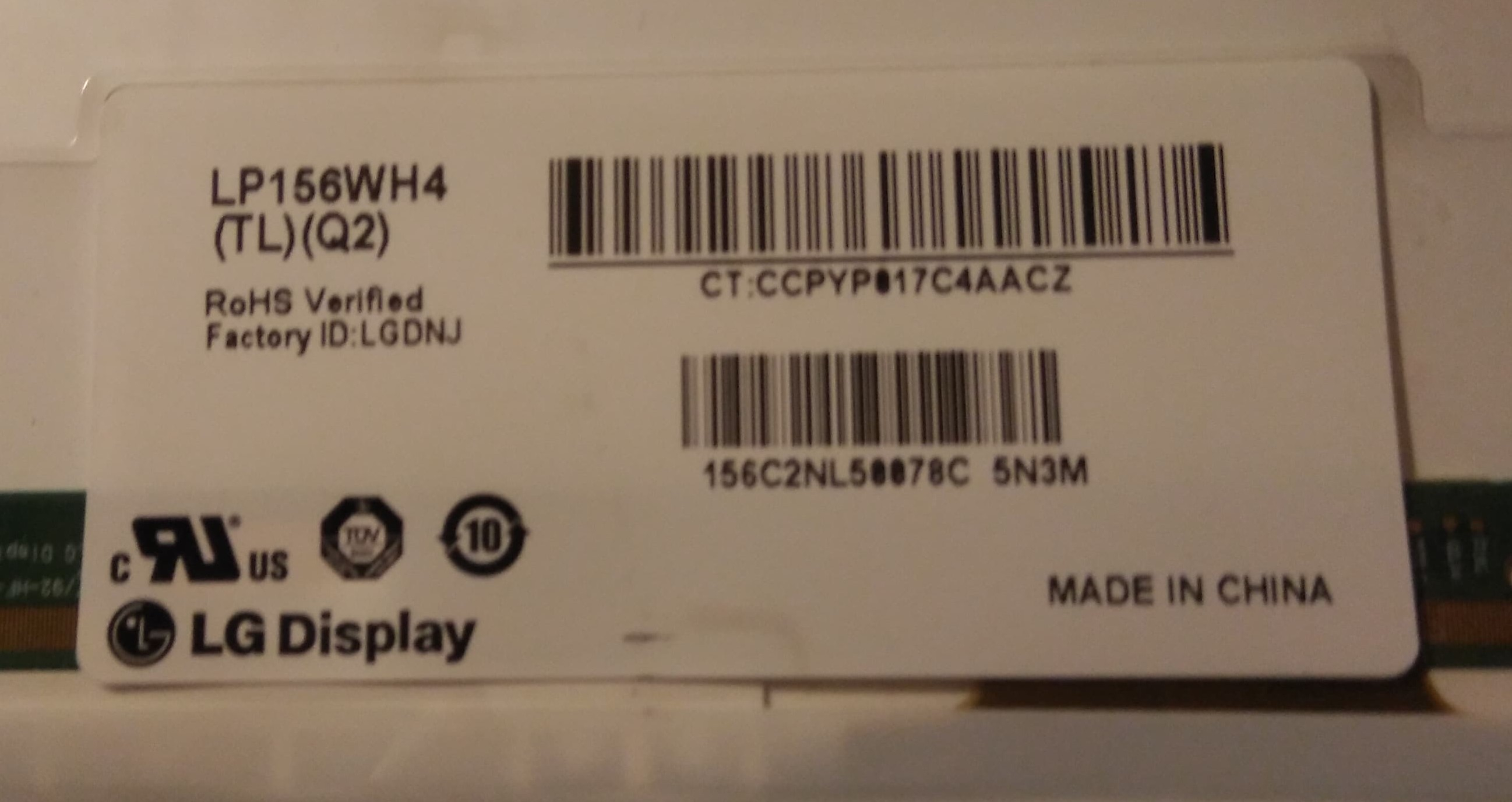 [Rozwiązano] HP g6-2323sw - Kompatybliność matryc - b156xw02 i r36lc050