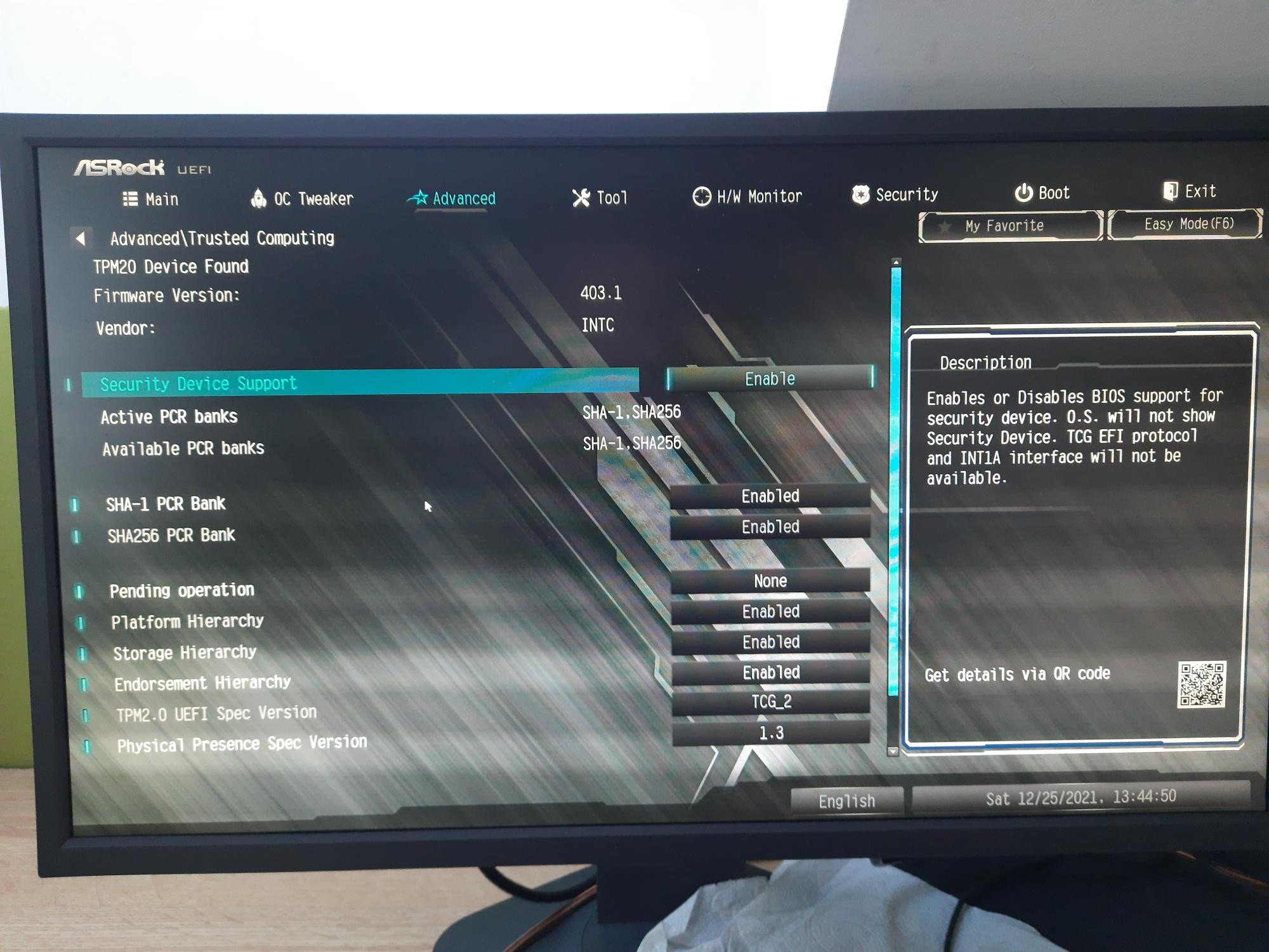 ASRock B360M Pro4 - Instalacja W11 z TPM 2.0 i Secure Boot.