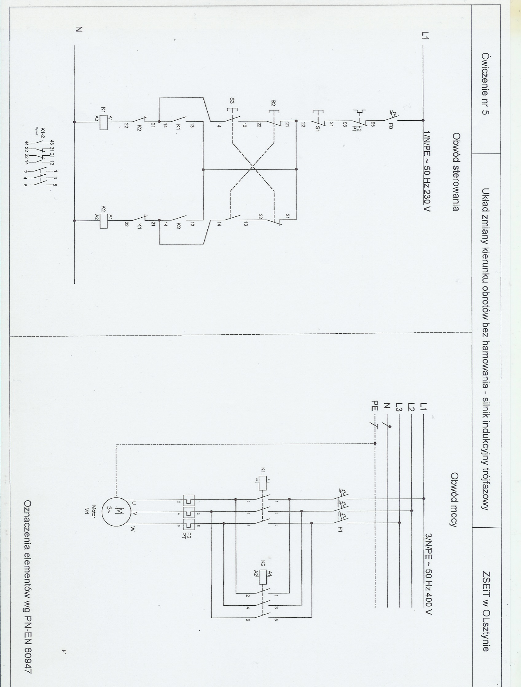Jak działa układ prawo-lewo? Proszę o wyjaśnienie krok po kroku.