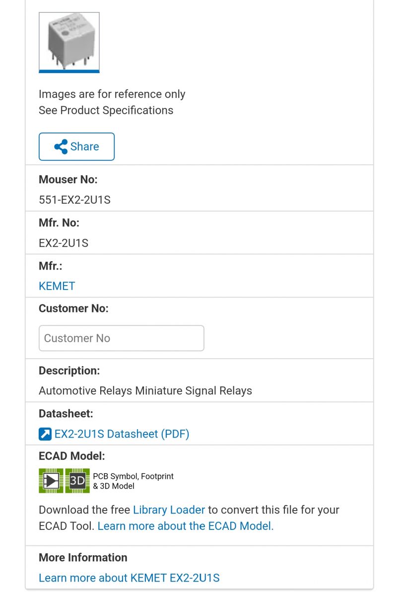 Program Kicad: Gdzie pobrać dodatkowe symbole - przekaźniki samochodowe 12V, konektory XT60