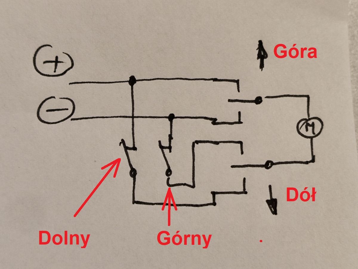Jak podłączyć włącznik przód-tył do windy na 12 V w domku dla lalek? - 2