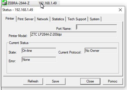 [Rozwiązano] ZEBRA TL-2844-Z - Drukarka nie drukuje po sieci - ZebraNet ...