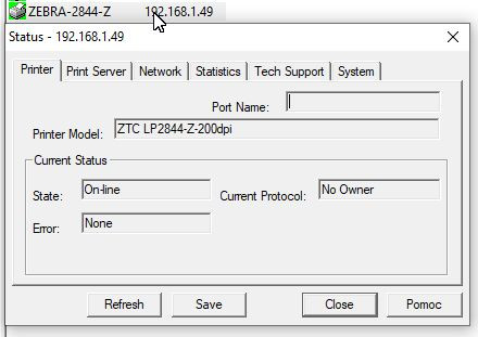 [Rozwiązano] ZEBRA TL-2844-Z - Drukarka nie drukuje po sieci - ZebraNet ...