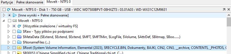 [Rozwiązano] Odzyskanie danych dysku NTFS po formacie RAW / Linux, SmartTV