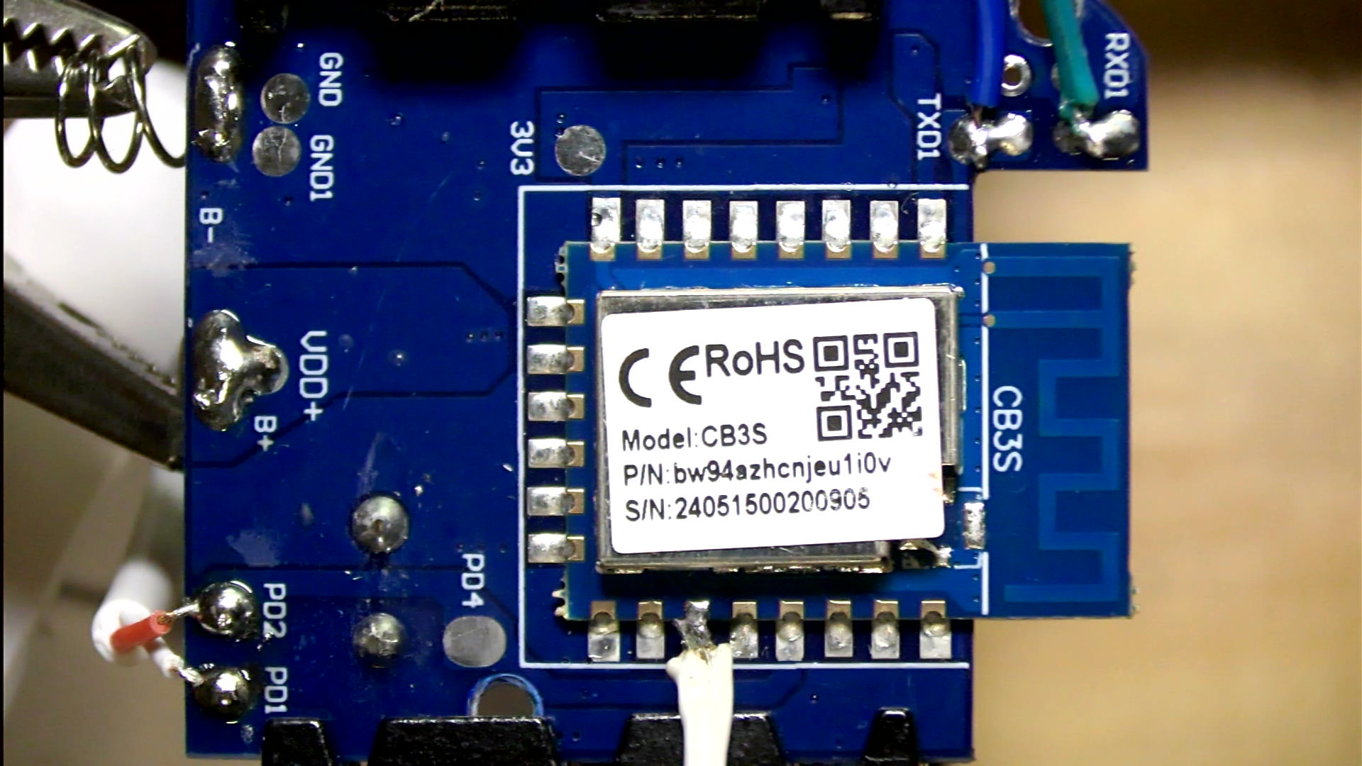 Tuya Water Leakage Sensor CB3S: Configuration and Firmware Details