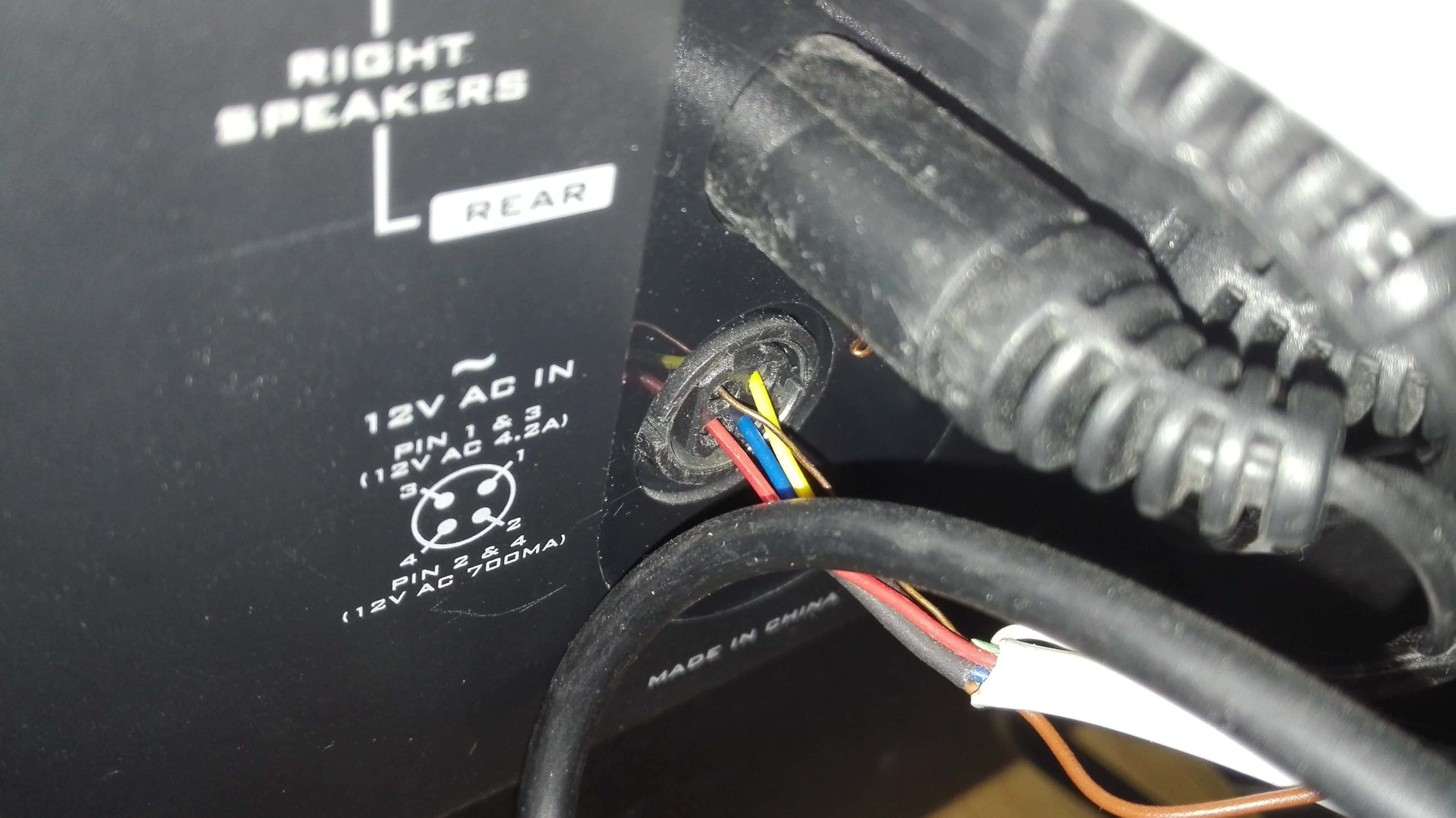 Creative Inspire GD580 - buczenie po podłączeniu na krótko i zasilaniu ...