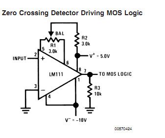 Lm111 -kalibracja kompensacji napięcia niezrównoważenia.