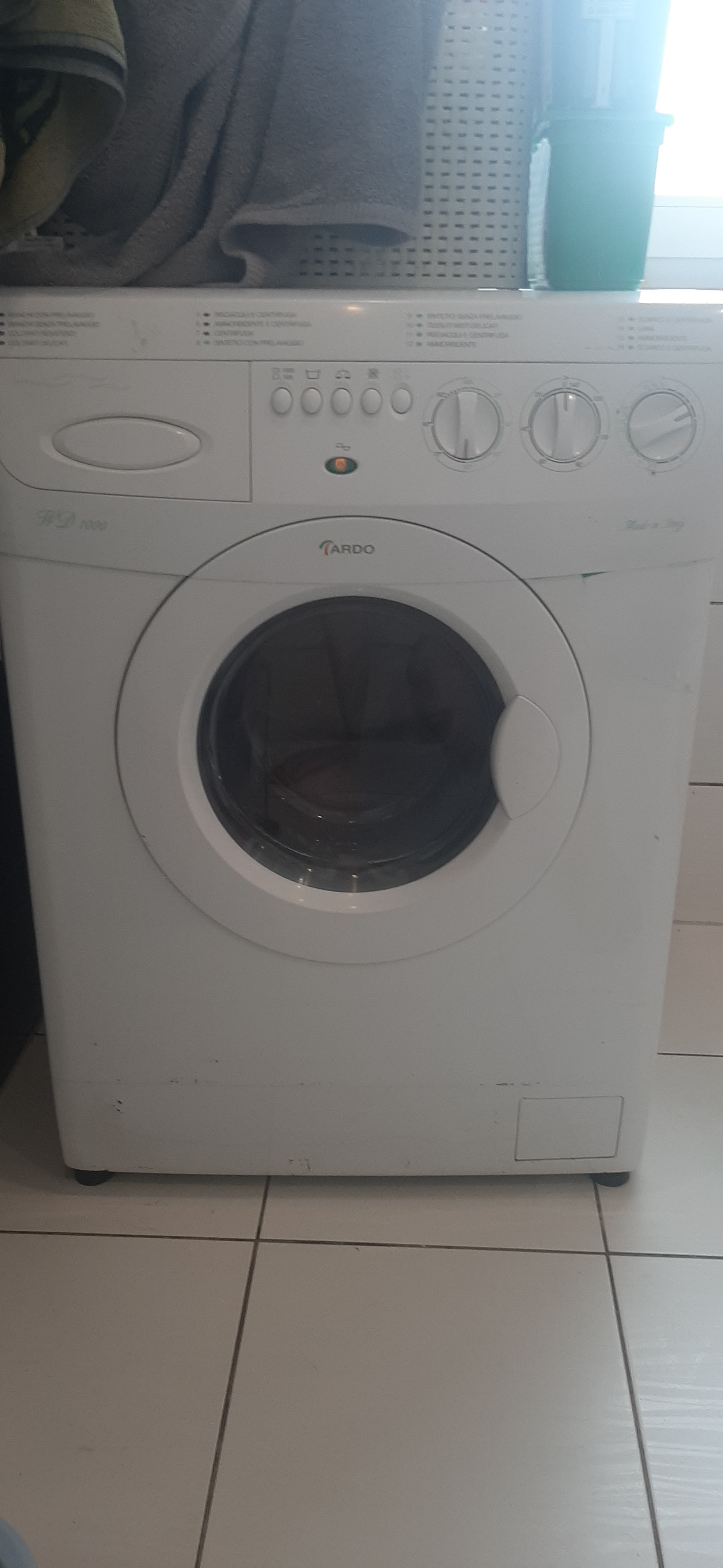 Ardo WD 1000 - potrzebuję opisu programów i instrukcji obsługi do pralki