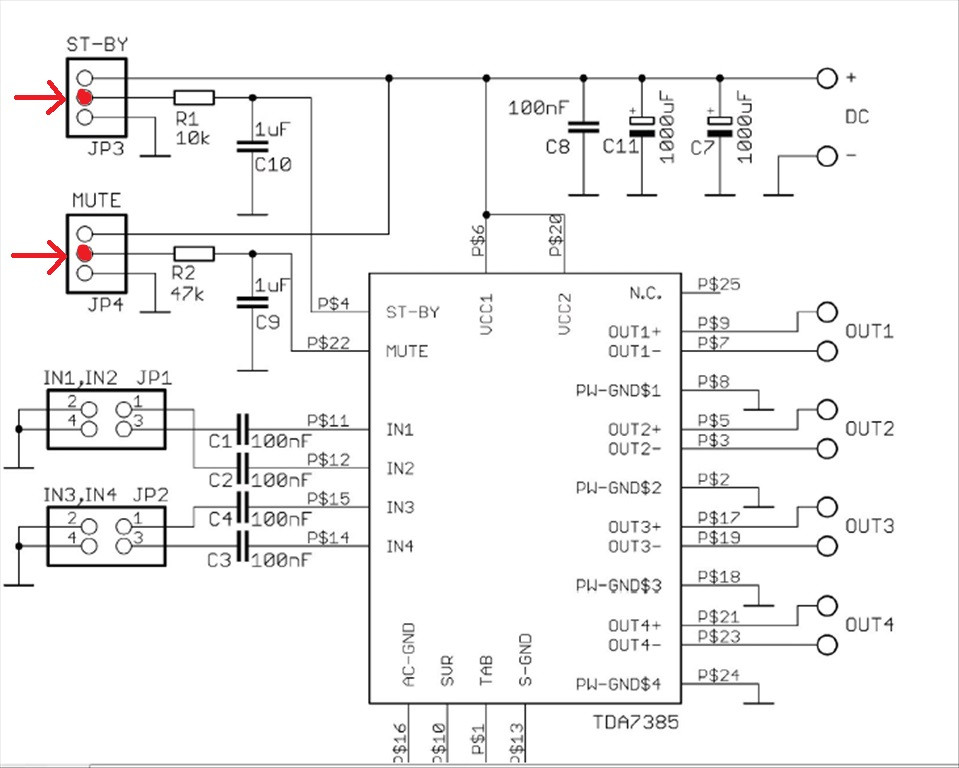 Układ wymiany w tunerze Becker bm54 - podłączenie wyprowadzeń mute i ...