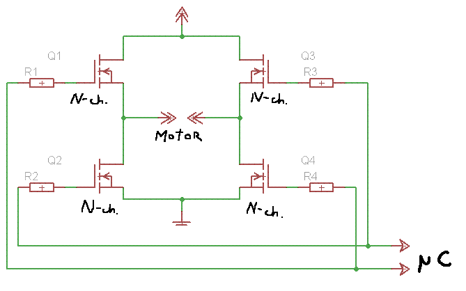 Dlaczego tranzystory IRF840 w mostku H ulegają uszkodzeniu?