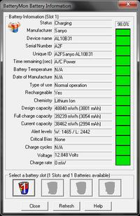Jak zresetować baterię AL10B31 w Acer Aspire One 722 z układem bq8050?