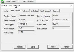[Rozwiązano] ZEBRA TL-2844-Z - Drukarka nie drukuje po sieci - ZebraNet ...