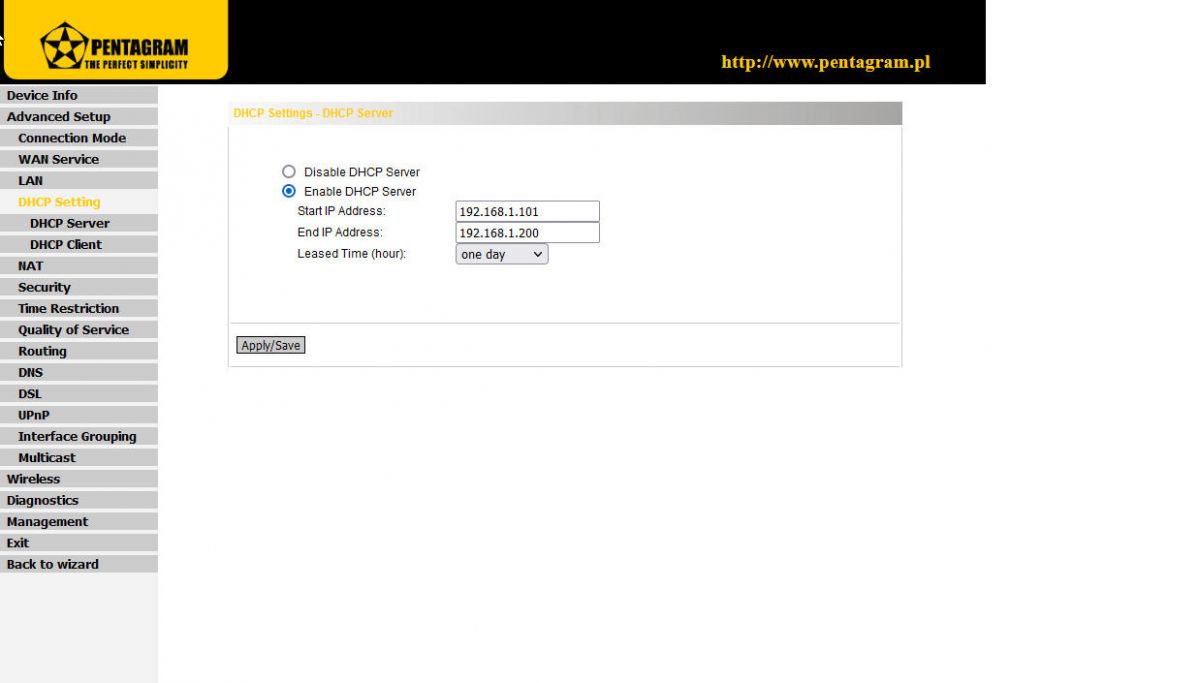 Router Pentagram 6342 do kablówki Toya modem Cisco