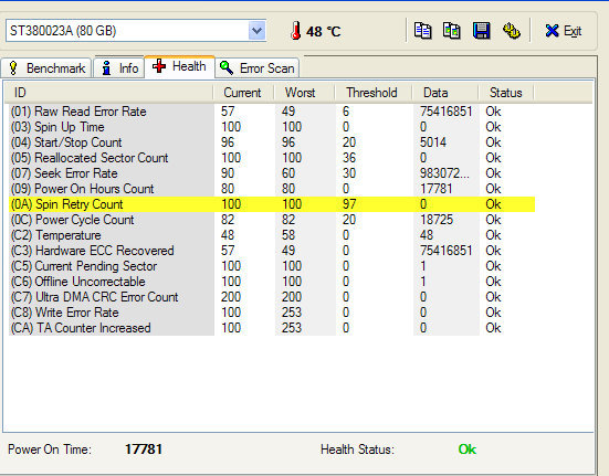 Plik lub katalog jest uszkodzony i nieczytelny" seagate ST3160815A
