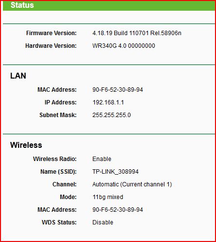 Konfiguracja TPLink WR340G jako Access Point z modemem Thomson U ...