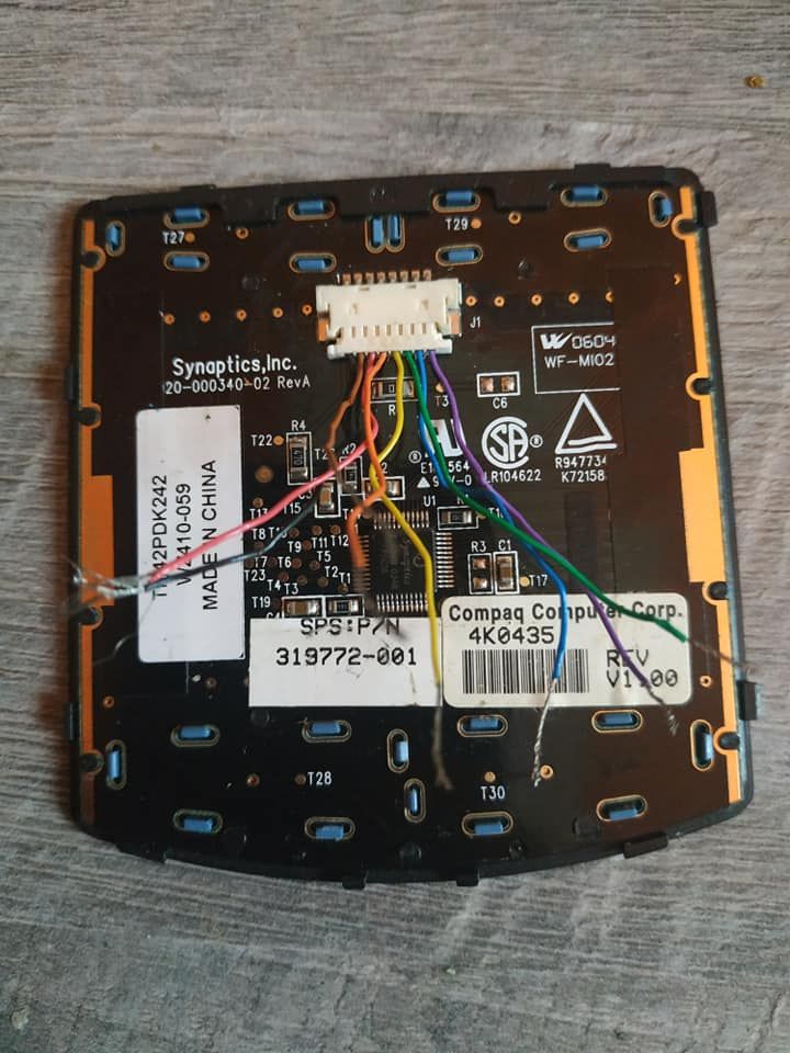 Jak podłączyć touchpada z laptopa pod USB lub ps/2? Synaptics PS: P/N ...