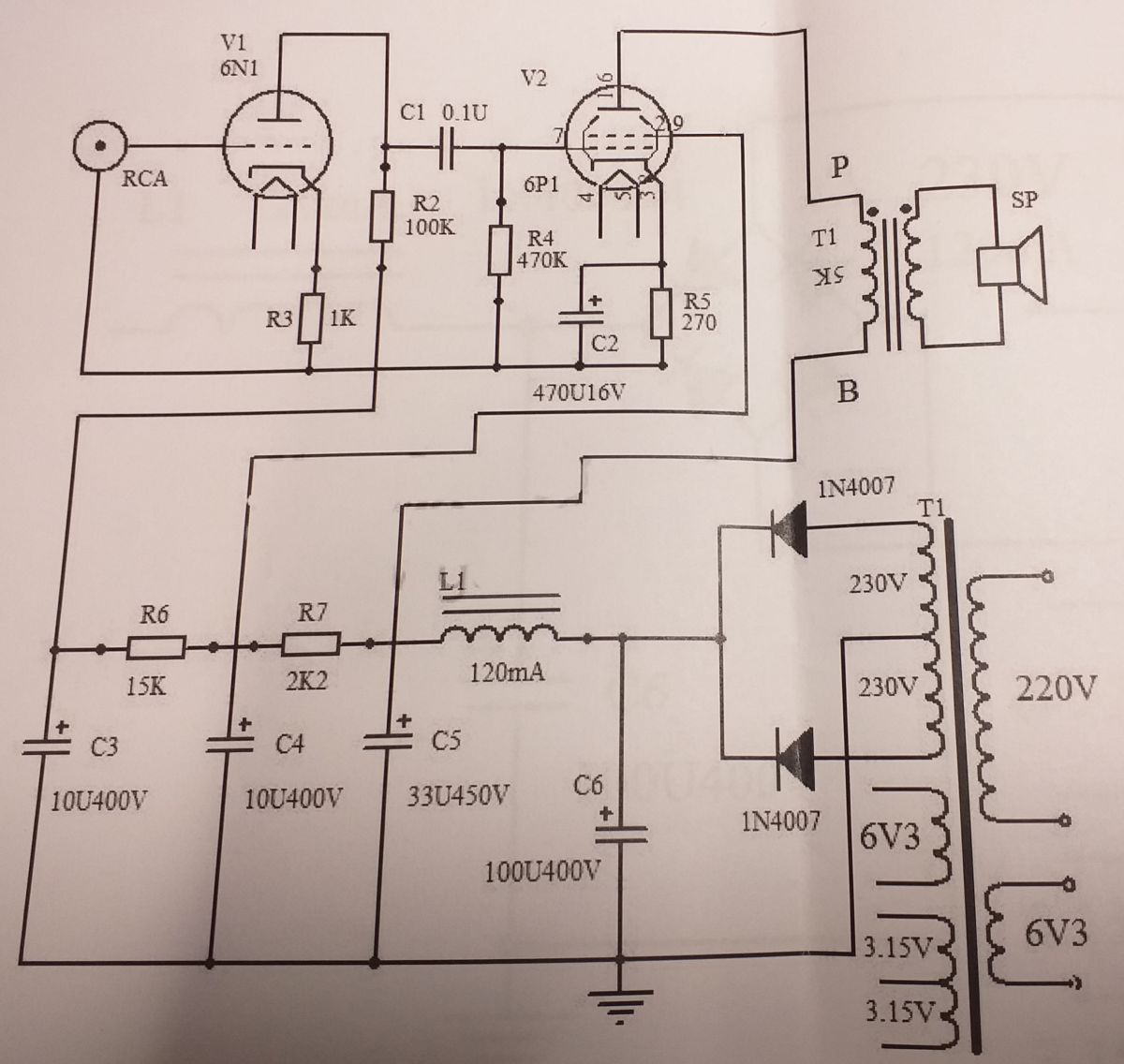 Jak zbudować prosty wzmacniacz mocy 6N1 i 6P1? - elektroda.pl
