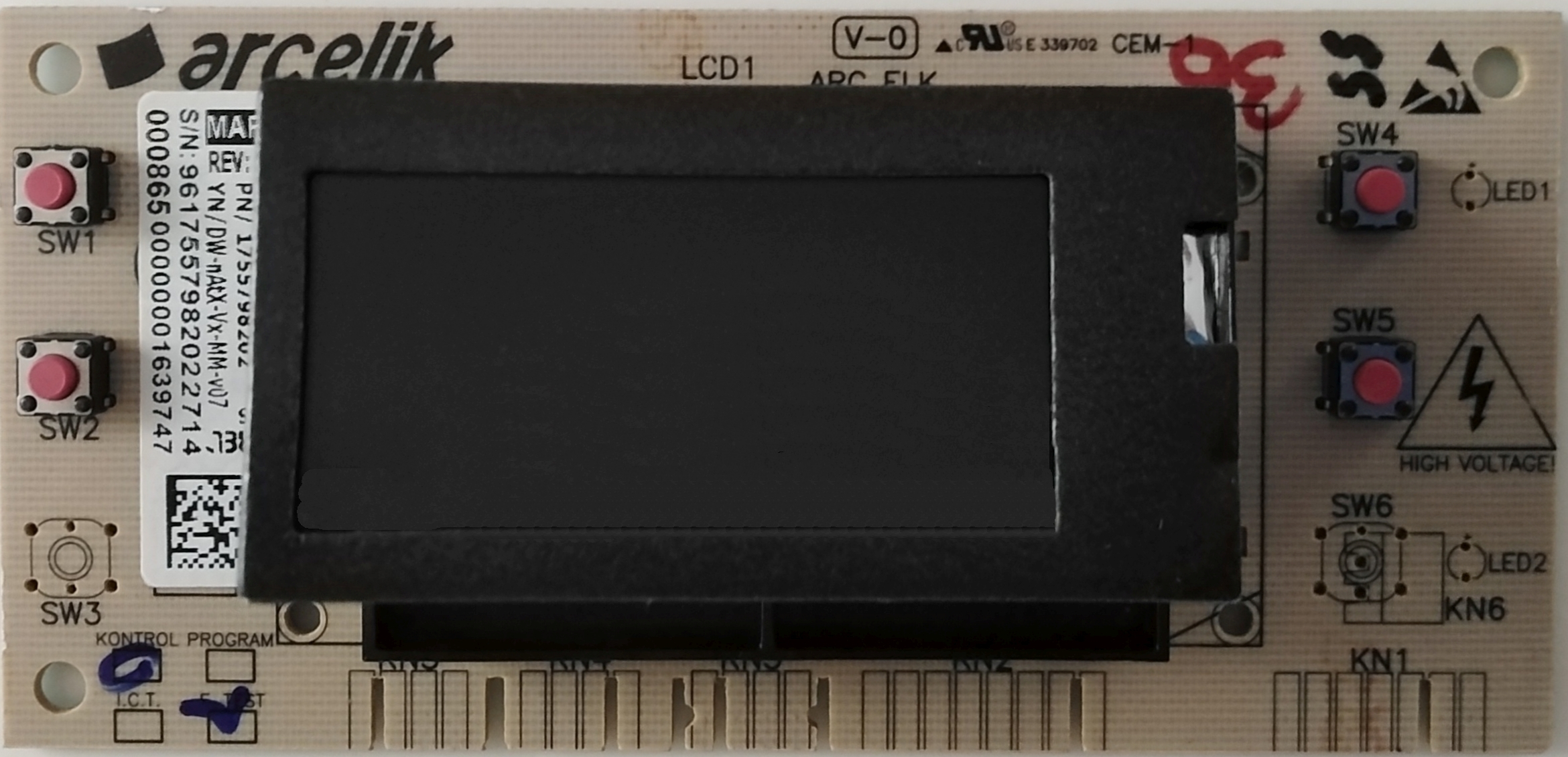 Beko DSFS 6831 - nie pobiera wody oraz nie startuje z programem