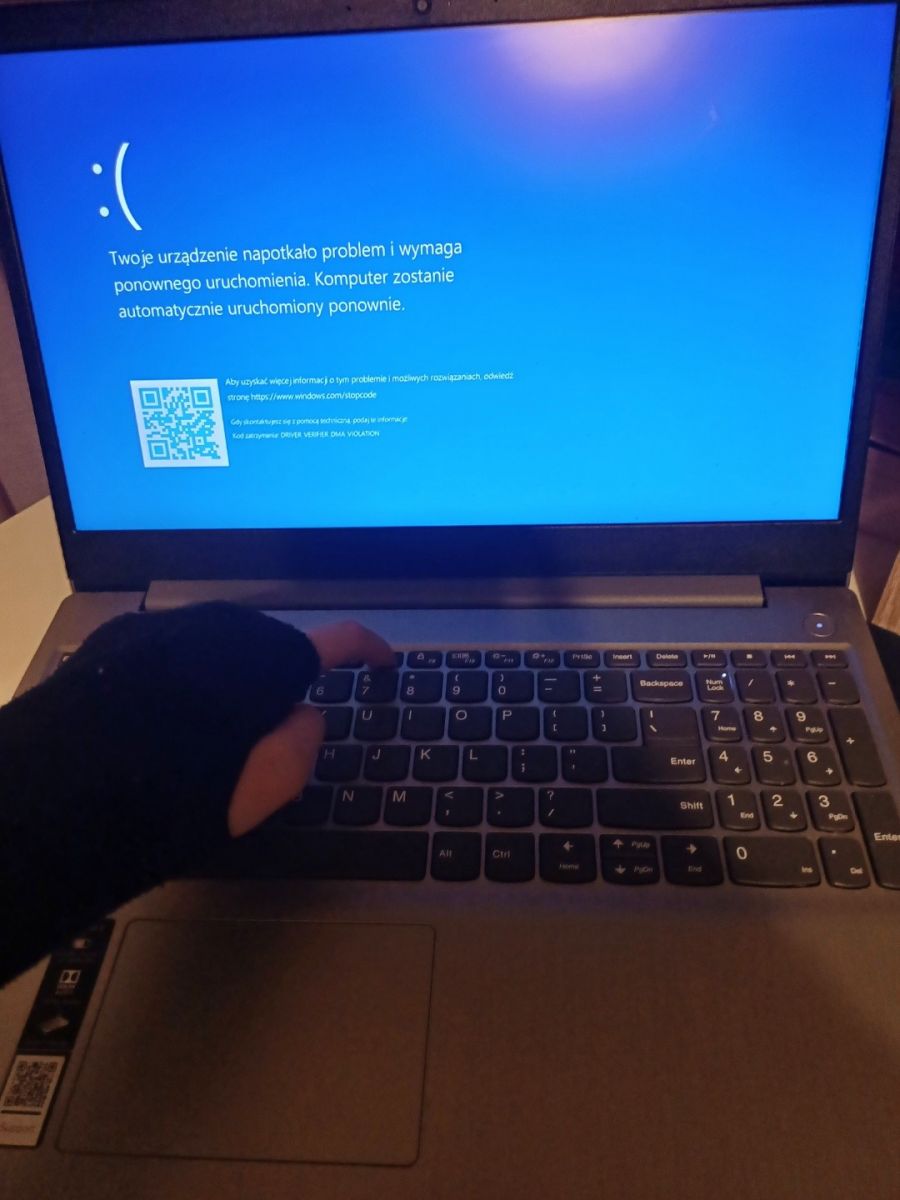 Laptop Lenovo z Win11 - BSOD po instalacji Avasta, kod DRIVER VERIFIER ...