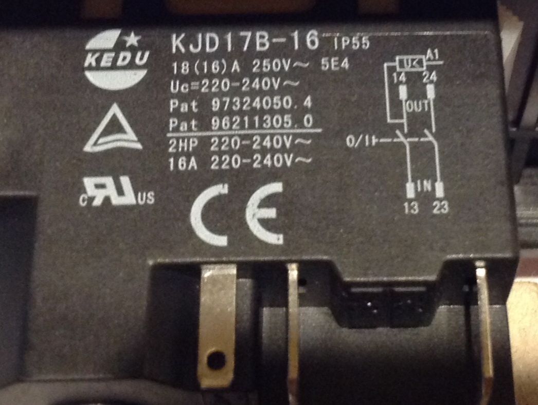 Podłączenie awaryjnego wyłącznika bezpieczeństwa KJD17B-16