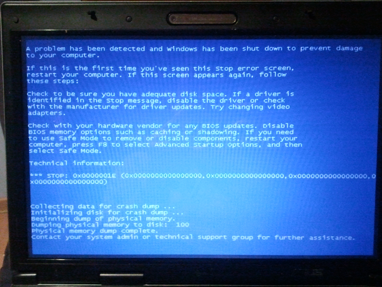 Asus X50GL - grzeje się mocno + wyłacza się - foto