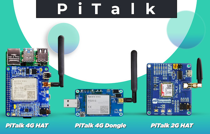 PiTalk 4G - HAT dla Raspberry Pi dla aplikacje M2M i IoT