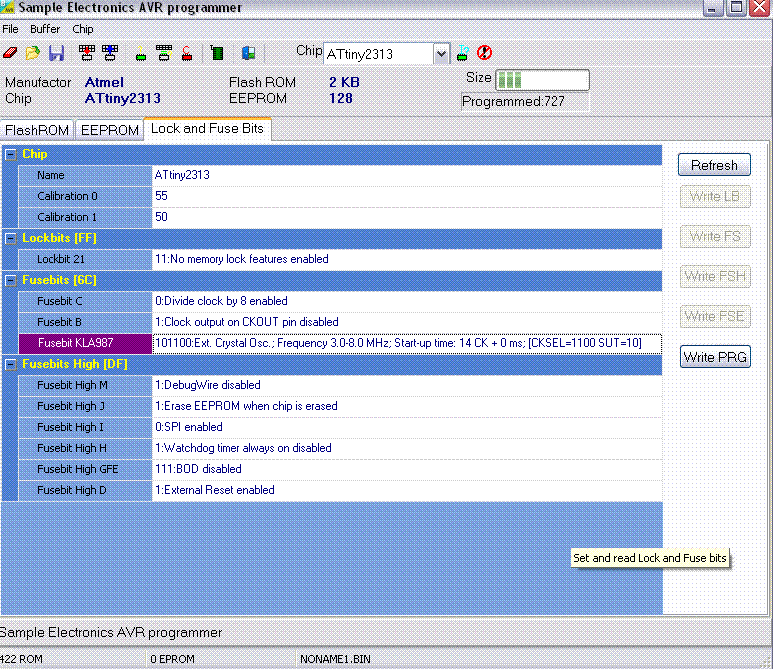 Jak odliczyć 1 sekundę w BASCOM-AVR na ATtiny2313?