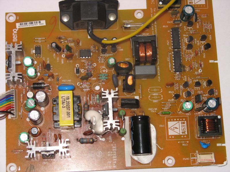 Dell E151FP (płyta BENQ) – wymiana elementów, monitor nadal nie ...