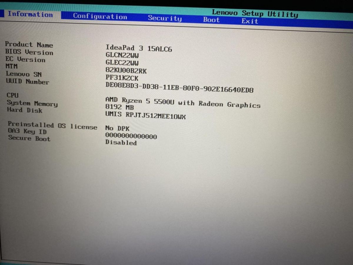 Ideapad 3 - Brak uruchomienia instalatora Windows 10 z bootowalnego ...
