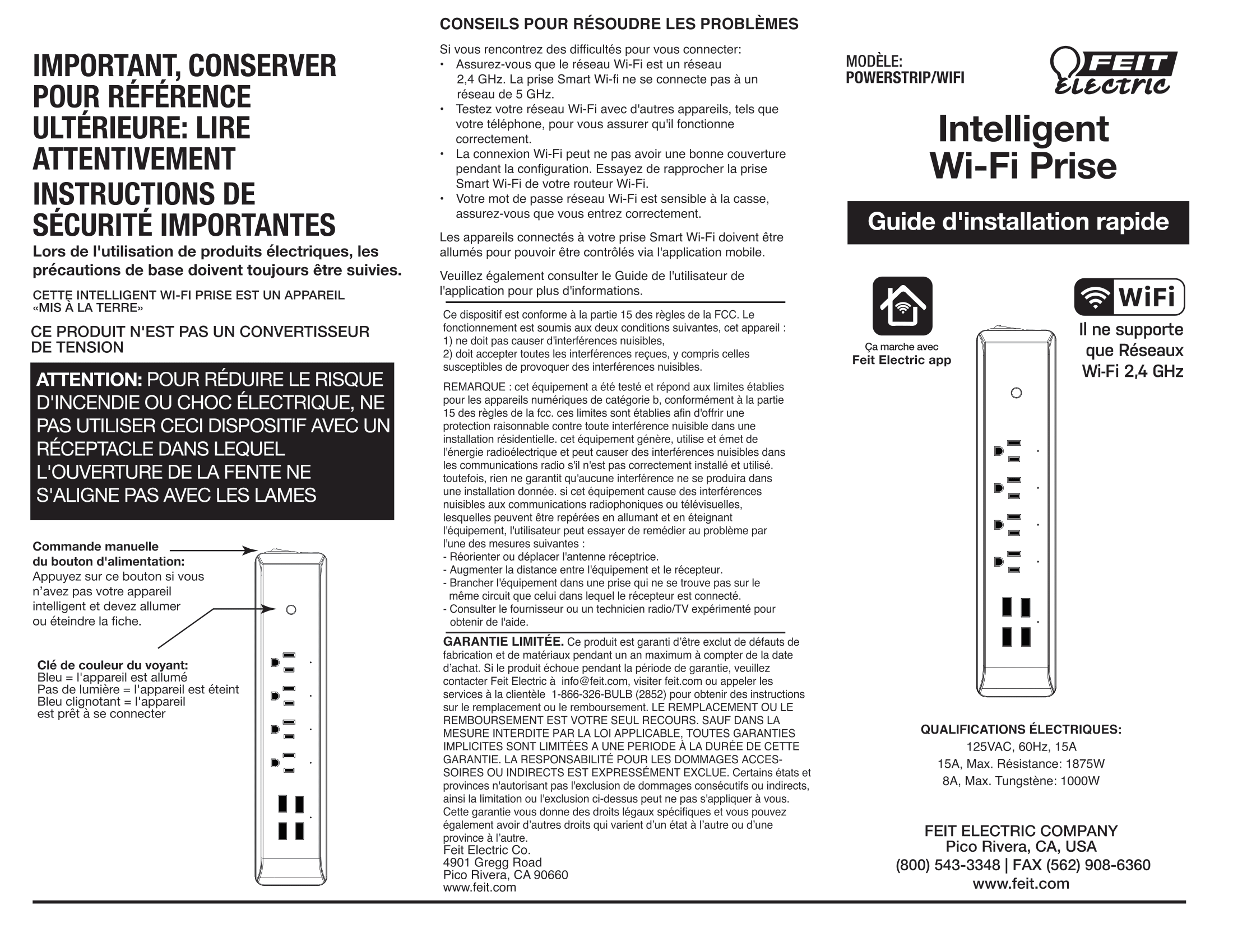 [BK7231T] Feit Power Strip - 4 sockets with USB - B08DF8F6ZD - template ...
